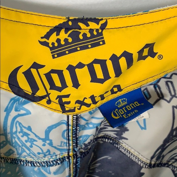Corona | Swim | Corona Mens Xxl 38 Swim Board Shorts Spell Out | Poshmark